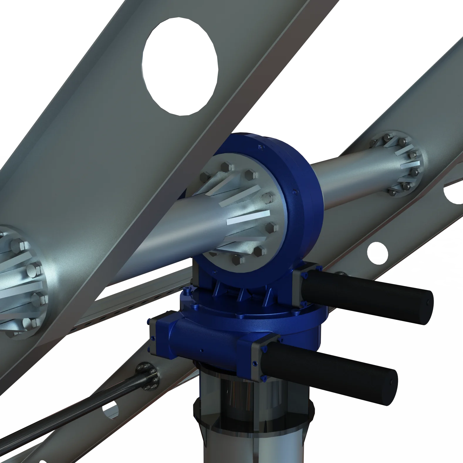 Dual Axis Solar Tracker - Maximize PV Efficiency & Durability