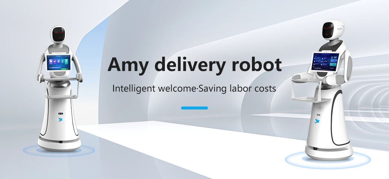 CSJ Humanoid Service Robot - Efficient Restaurant Delivery