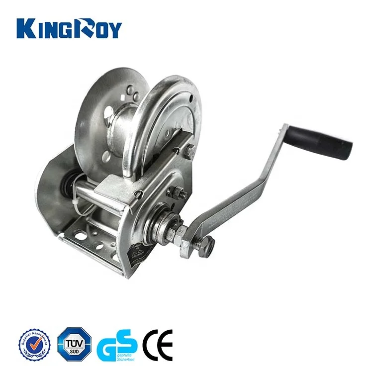 KINGROY 1000lbs Small Hand Winch Mini Portable Boat Trailer Manual ...