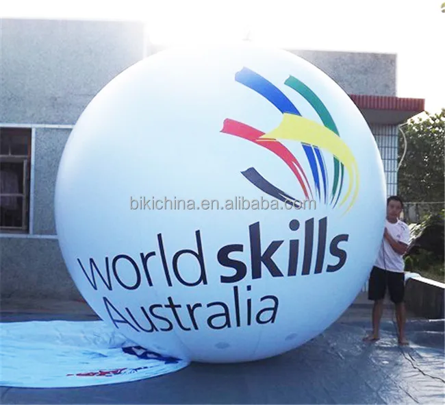 Commercial Grade 3m Diameter Spherical Helium Balloon,Custom Logo Pvc ...