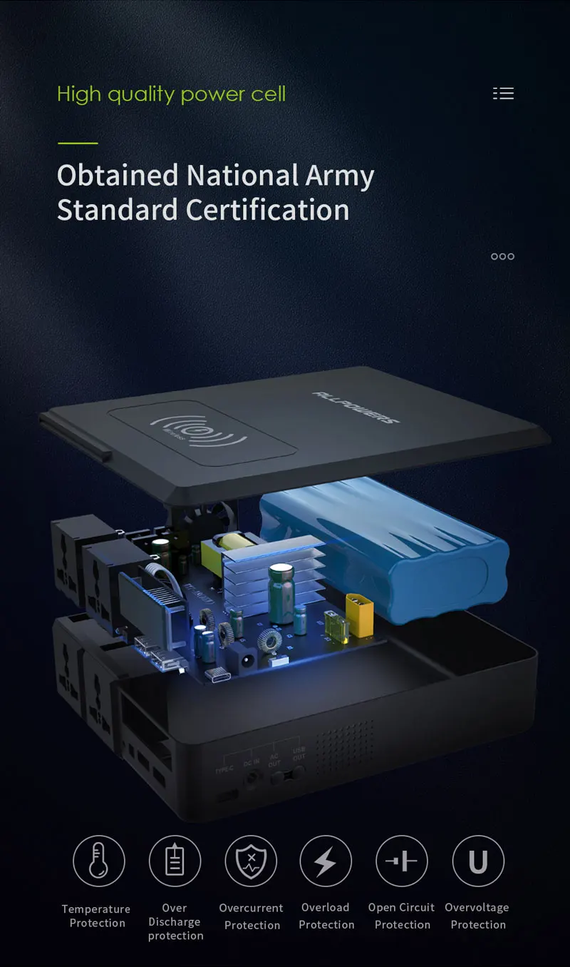 Portable Power Bank 100v 120v 220v 230v Power Bank 154wh/41600mah ...