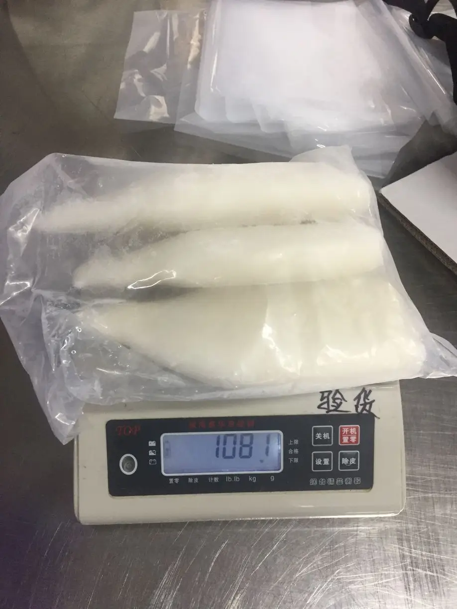 Frozen Cleaned Squid Tubes - Nutritious & Customizable