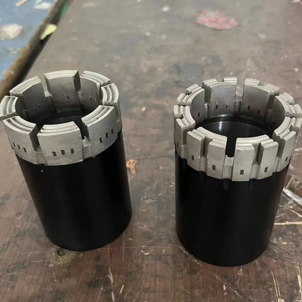 Nq Hq Single And Double Tube Hot Pressing Impregnated Diamond Core Bit ...