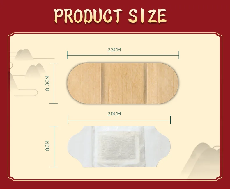 Hot Instant Adhesive Body Warmer Sticker Pad Herbal Menstrual Cramps ...