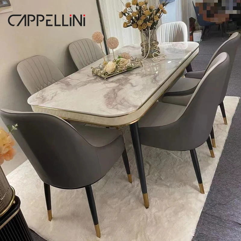 Italian Design Mesa De Comedor 6 Seater Modern Home Dining Room ...