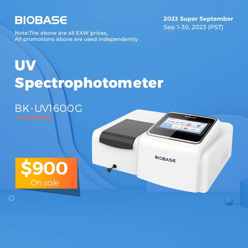 Biobase Uv/vis Spectrophotometer Bk-uv1600g 1200l/mm Grating Spectrophotometer For Lab Use - Buy ...