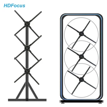 4 Blades 3d Hologram Fan 42cm 50cm 65cm 100cm Led Fan 3d Display 3d ...