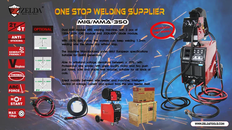 Nbc-350 Soldadura Mig 380v Mig Welding Equipment Arc Welders Mig Welding Machine 350 Amp - Buy ...