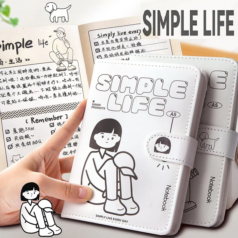 New Notebook Ins Style Girlish Retro Simplicity Suitable For Both Boys ...