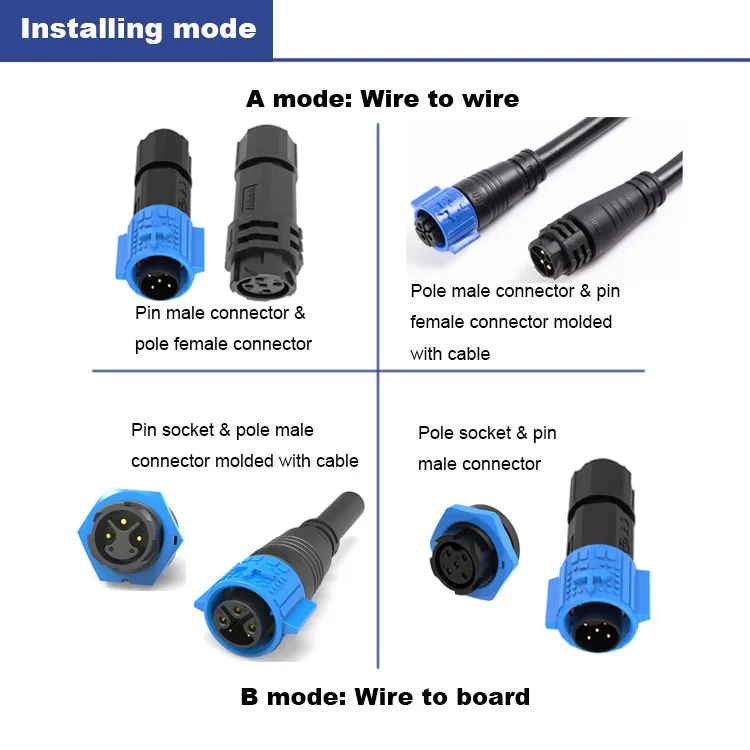 Multi Core Connector M19 Push Lock Ip67 Ip68 Waterproof Connector For ...