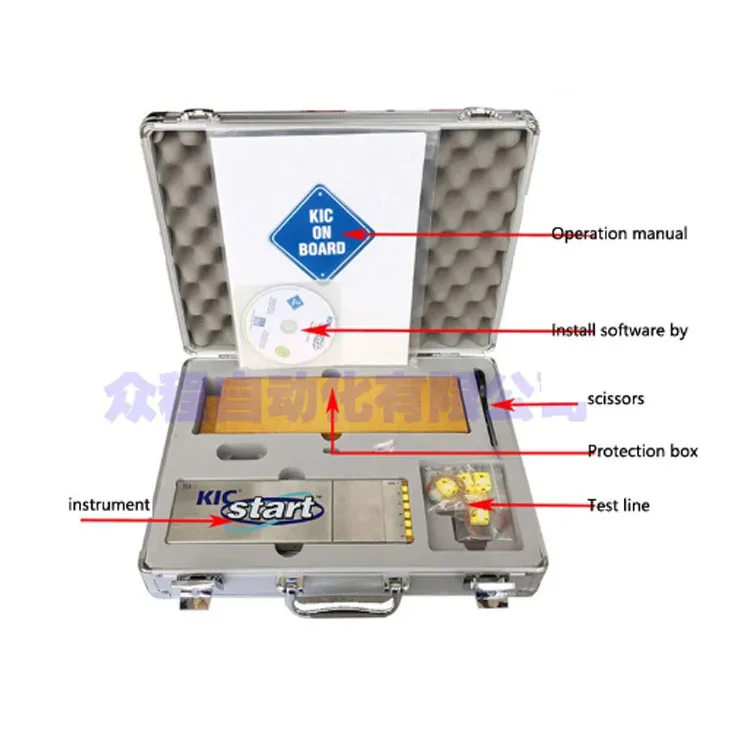 9-6channel Curve Of Kic Slim Kic 2000 Kic Start X5 Reflow Soldering Temperature Measuring ...