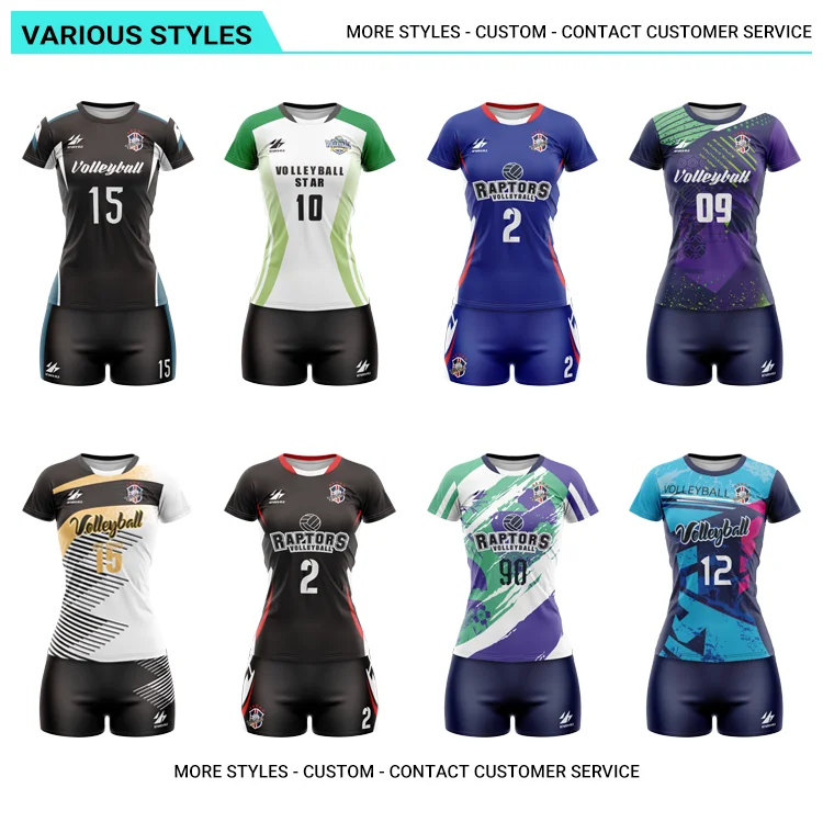 Custom Sublimation Volleyball Uniforms - Design Your Own