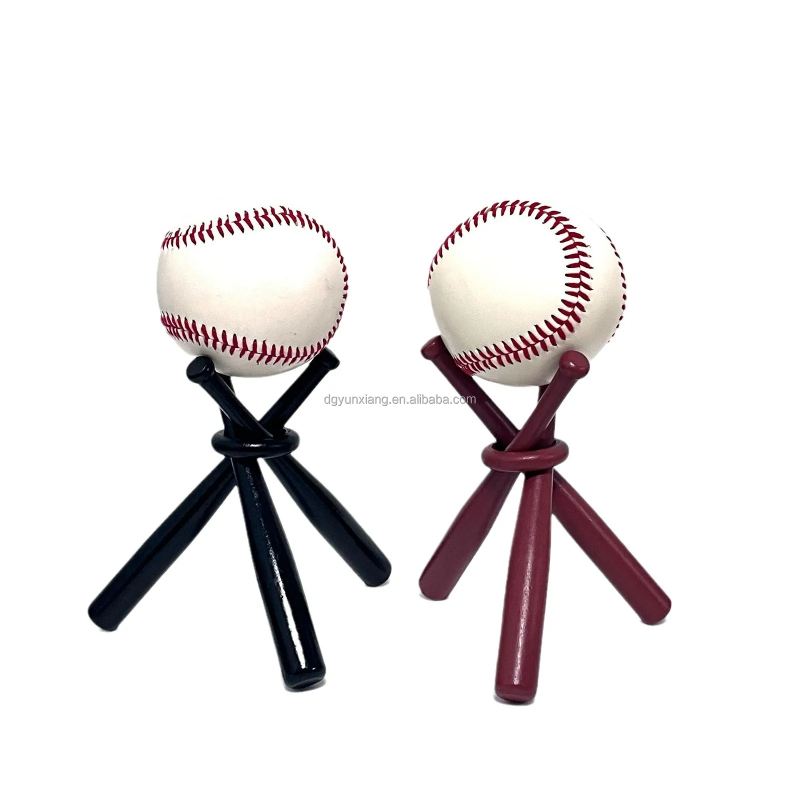 Sport Wooden Crafts Baseball Bat Colors Mini Baseball Bat Display Stand ...