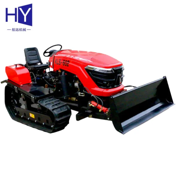 China New Rubber Track Crawler Tractor With Trencher / Backfill ...