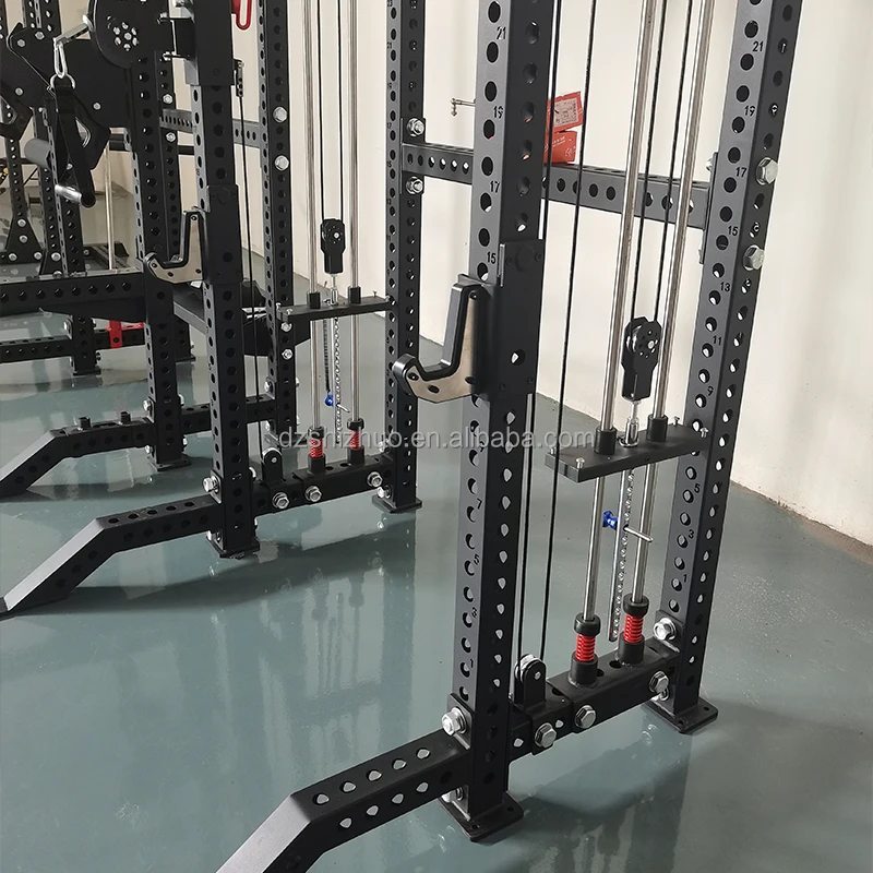 Customizable Fitness Gym Equipment Cable Crossover Power Squat Rack ...