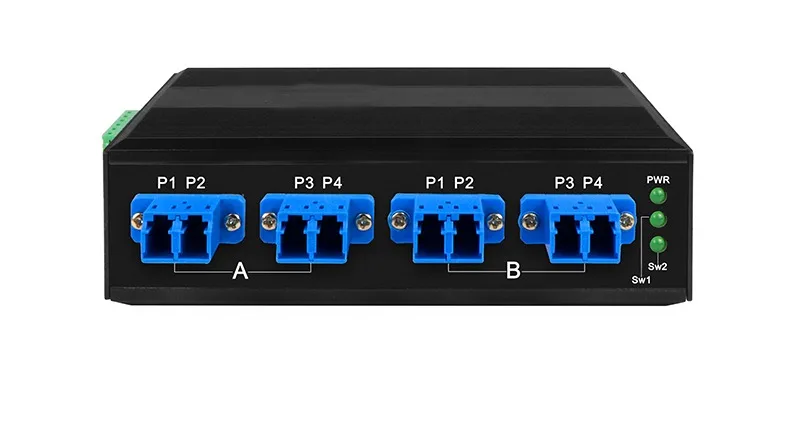 Network Switch Industrial Lc Connector Fiber Bypass Switch ...