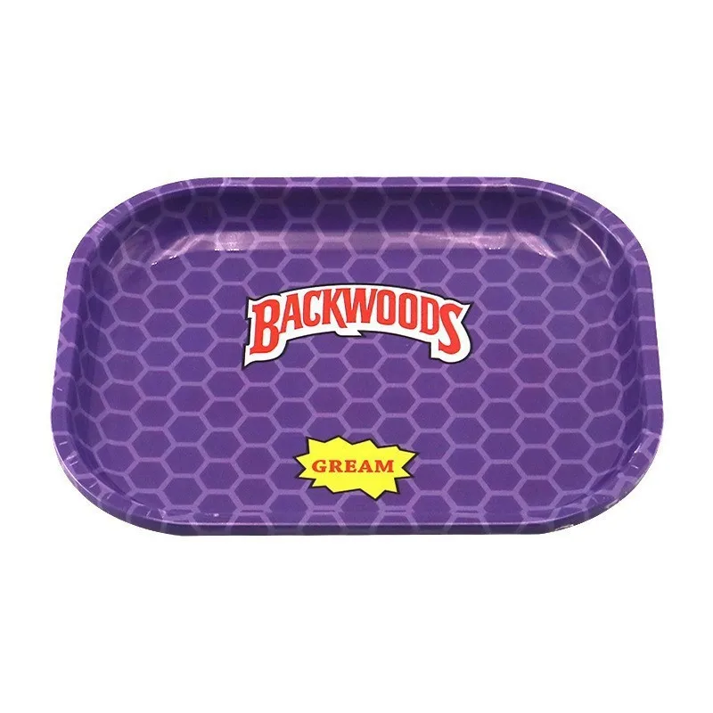 18*14cm Stock Smoking Tobacco Tray Cigarette Smoking Accessories Metal ...