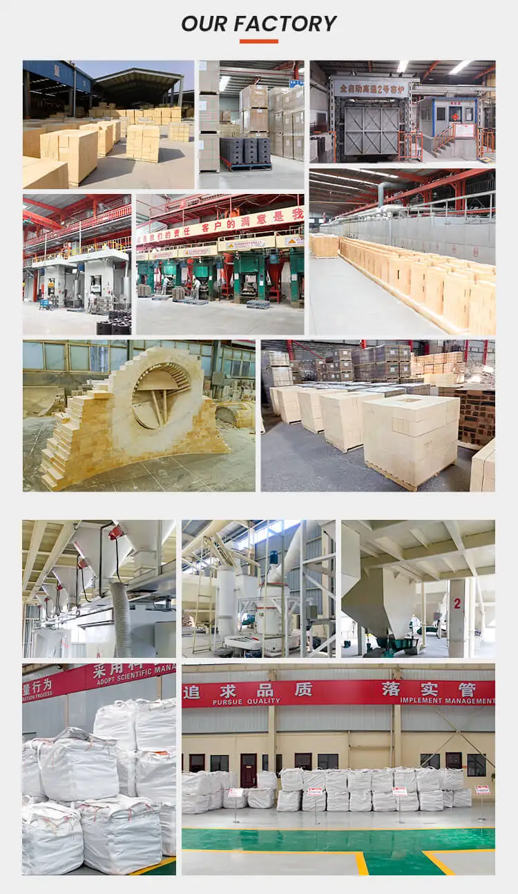 High Temperature Kiln Castable Refractory Cement