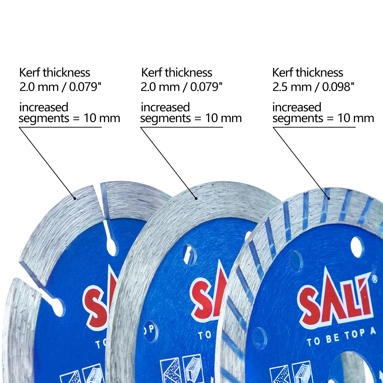 Sali High Quality 105mm Turble Diamond Saw Blades For Granite Marble ...