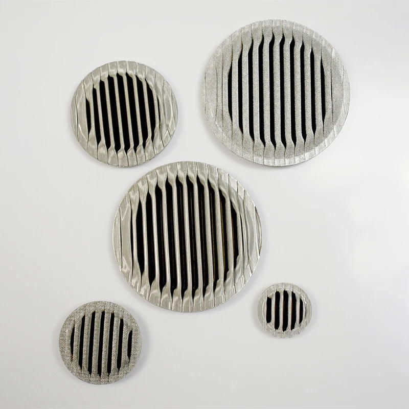 Round Glass Sintered Mesh Stainless Steel Sparger Filter Discs