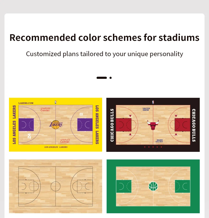 Fiba Indoor Approved Wood Basketball Sports Flooring