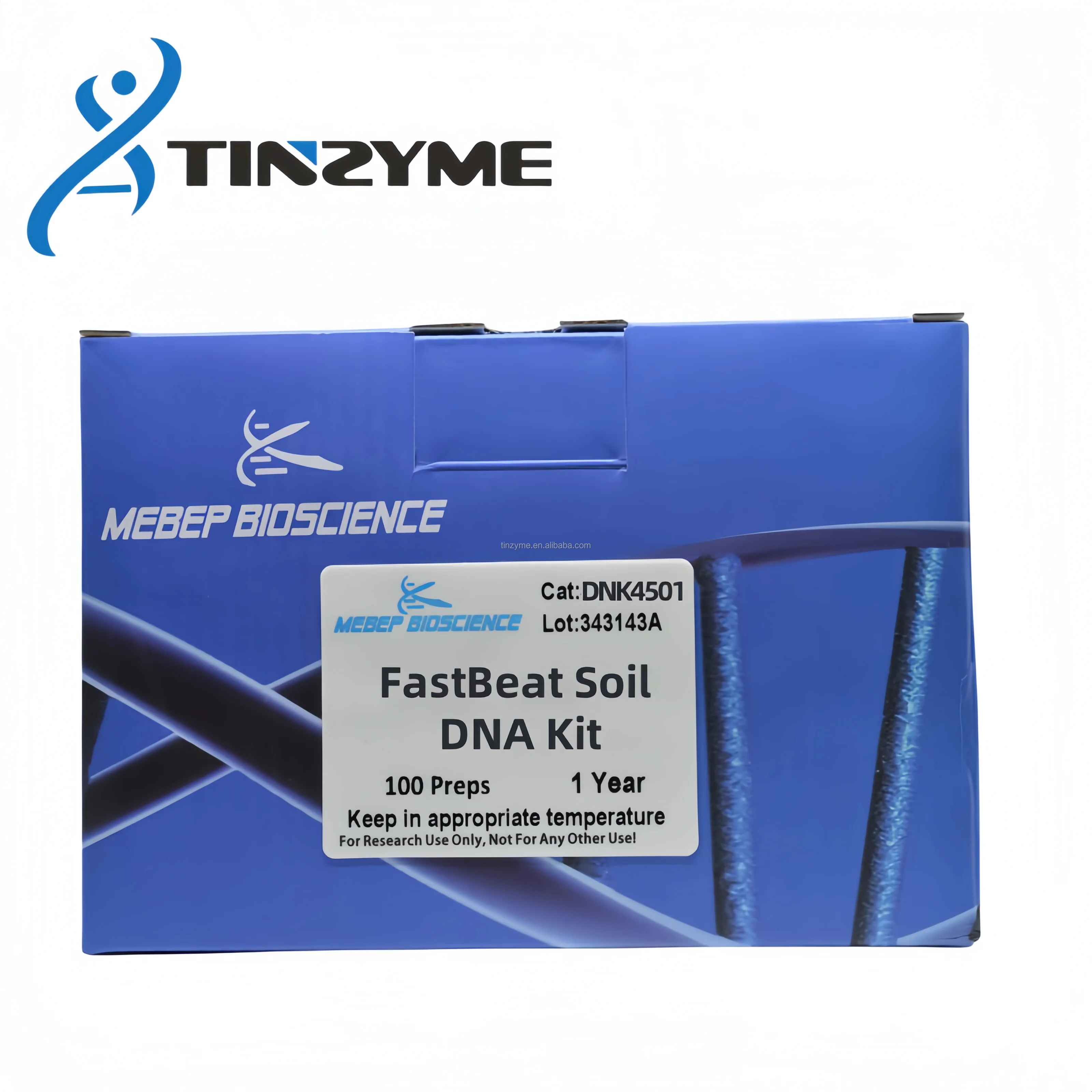 Tinzyme FastBeat Soil DNA Kit (Bead Beating) DNAdirectly From Soil Samples in Less Than 40 ...