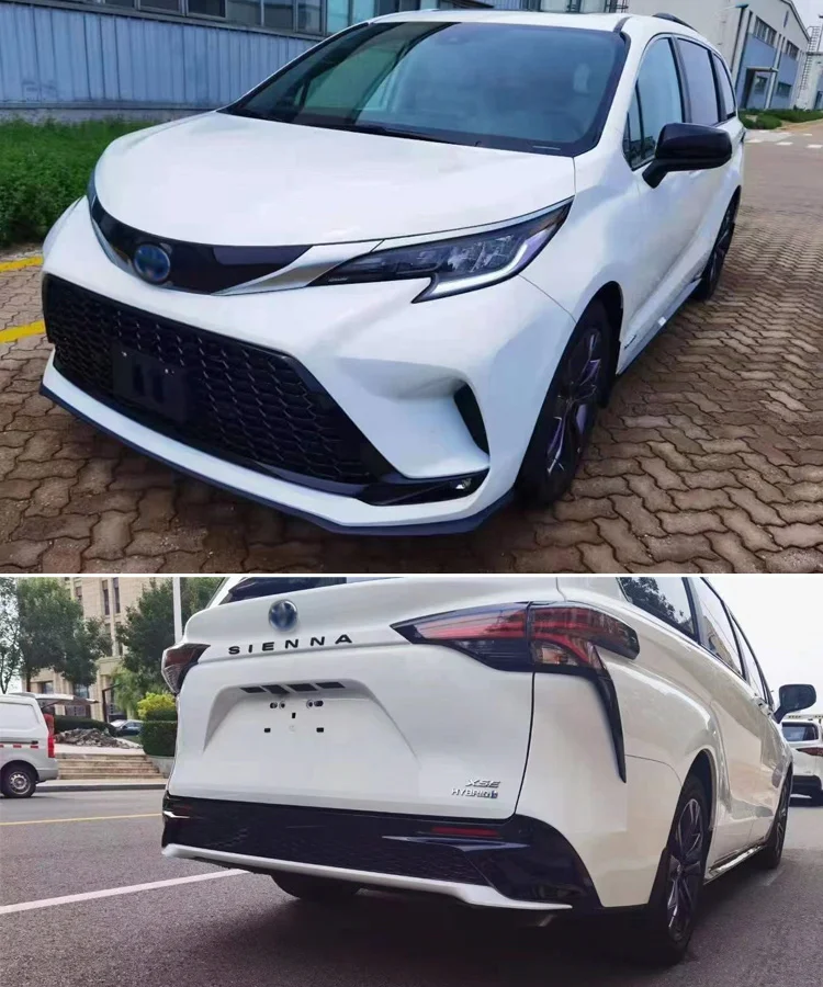 For Sienna 2021-2022 Body Kit For Le Uprade To Xse Front&rear Bumper ...