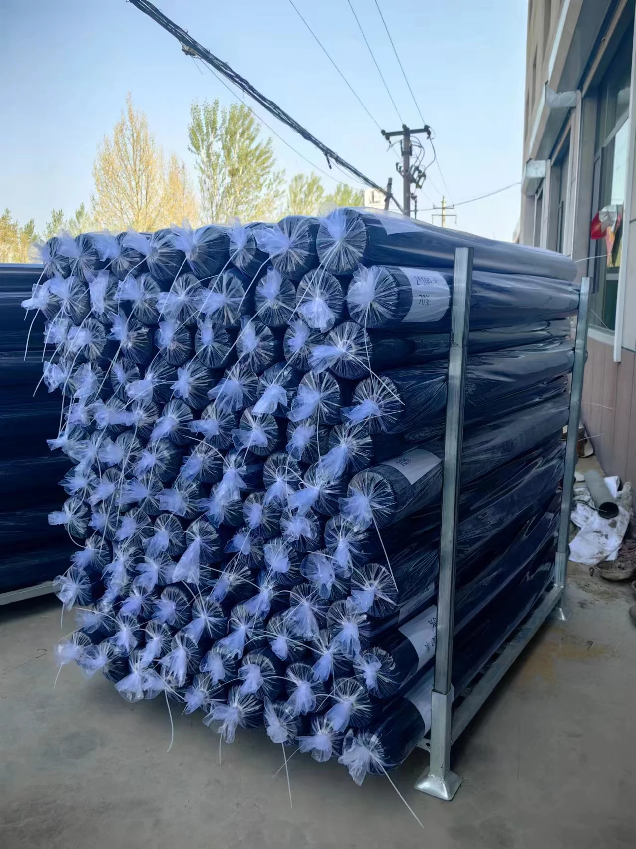 Green HDPE Parking Shed Shade Courtyard Anti Uv Outdoor Shade Cloth Sun ...