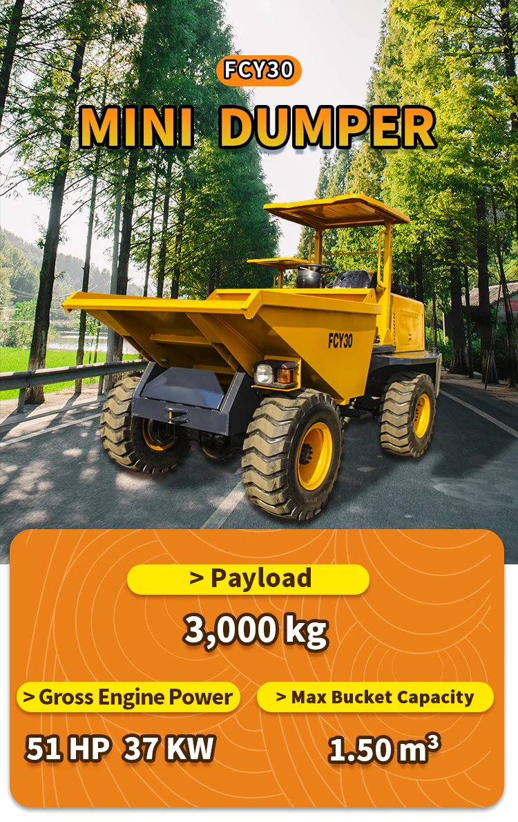 FCY30 Mini Diesel Tipper Truck - Efficient Transport Solutions