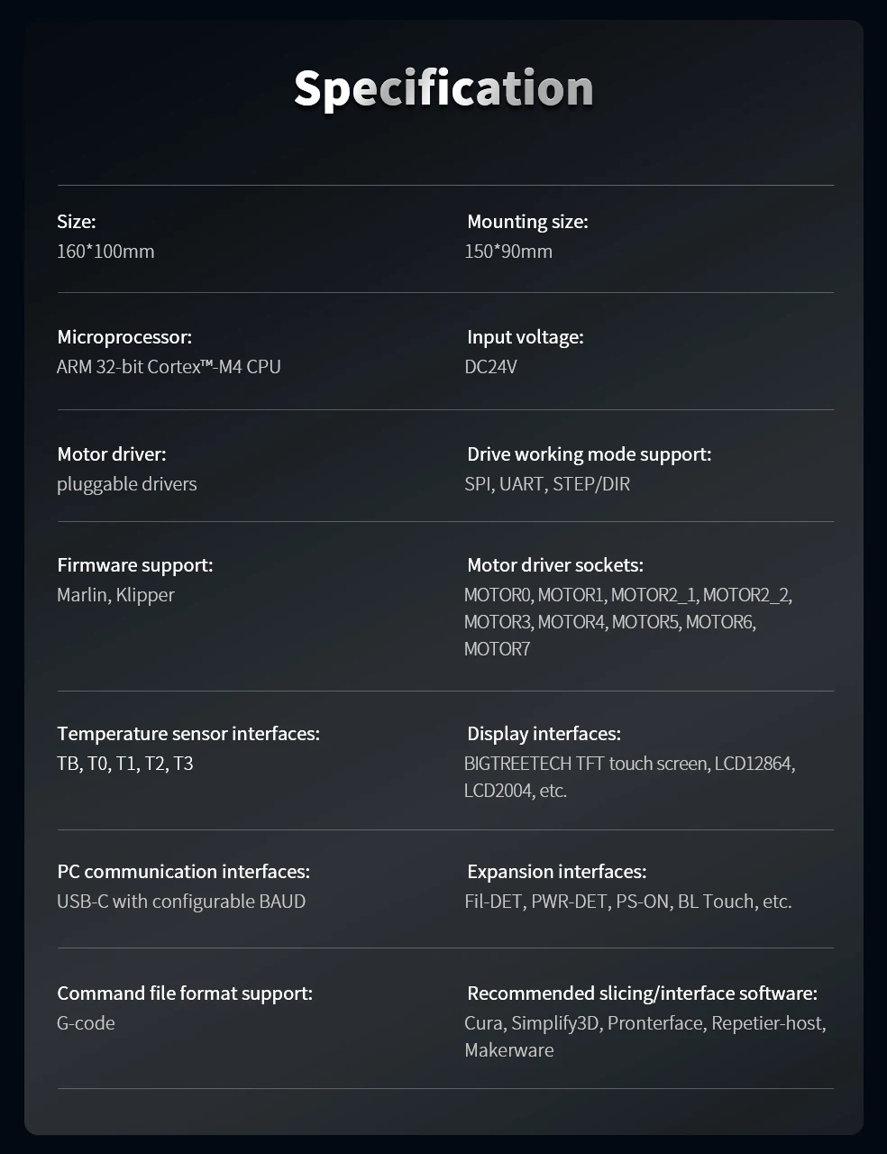 Bigtreetech Biqu Octopus V1.1(446ze)control Board 3d Printer Parts Vs ...