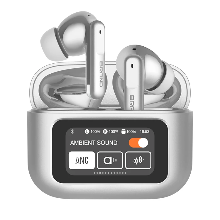 Anc Enc Touch Screen Tws Earbuds Bluetooth Wireless Ear Buds Ear Phone ...