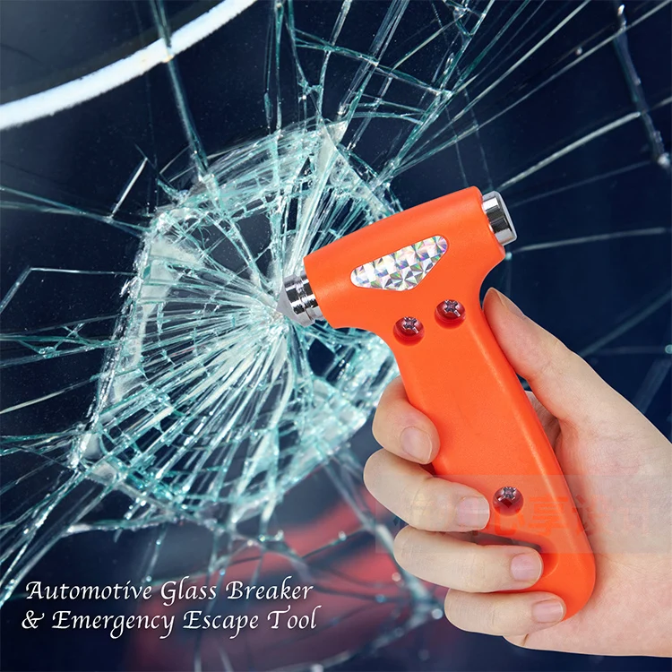 Portable Powerful Auto Emergency Car Escape Tool - Safety Hammer