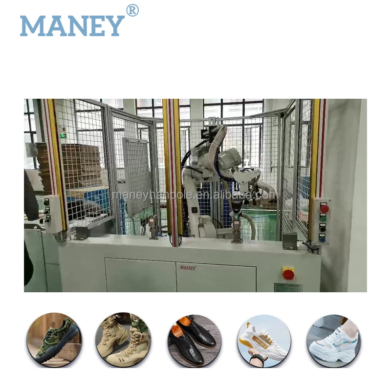 New Desma Type Robot and Control System for Shoe Making With Roughing ...