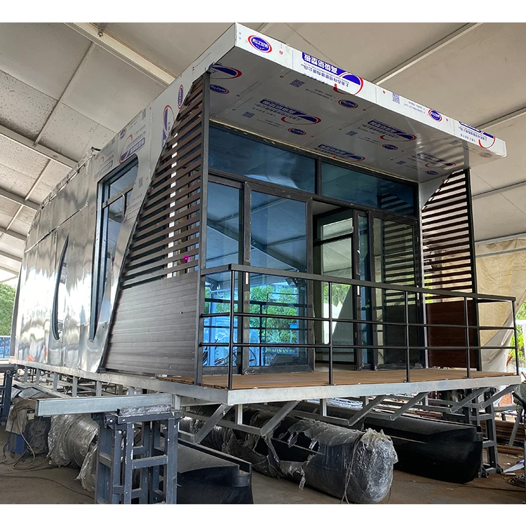 Modern Luxury Modular Portable Floating Container House Prefab Floating ...