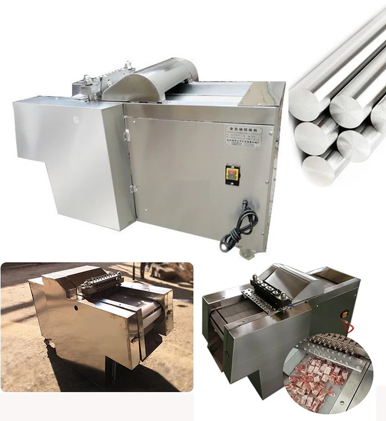Automatic Meat Cuber Chicken Cutter Machine - 304 Stainless Steel