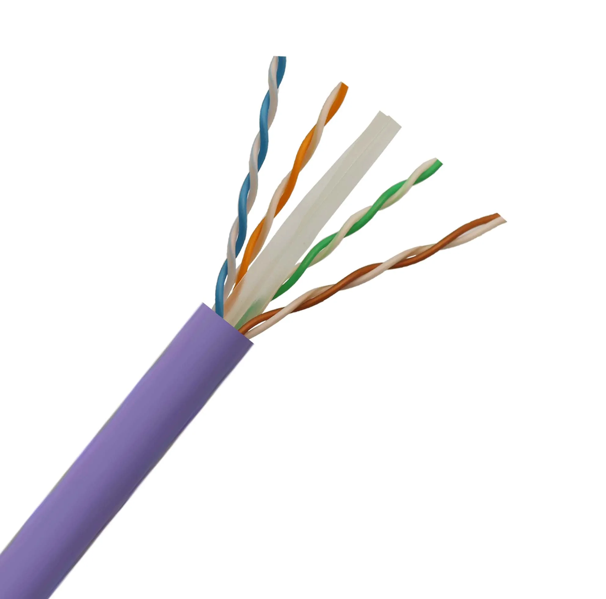 Ethernet Cable Cat6 23 Awg Cca Conductor Pe Insulation Pvc Gray Jacket ...