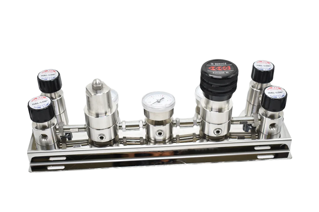 Gas Valve Manifold Panel - Customizable Control Solutions