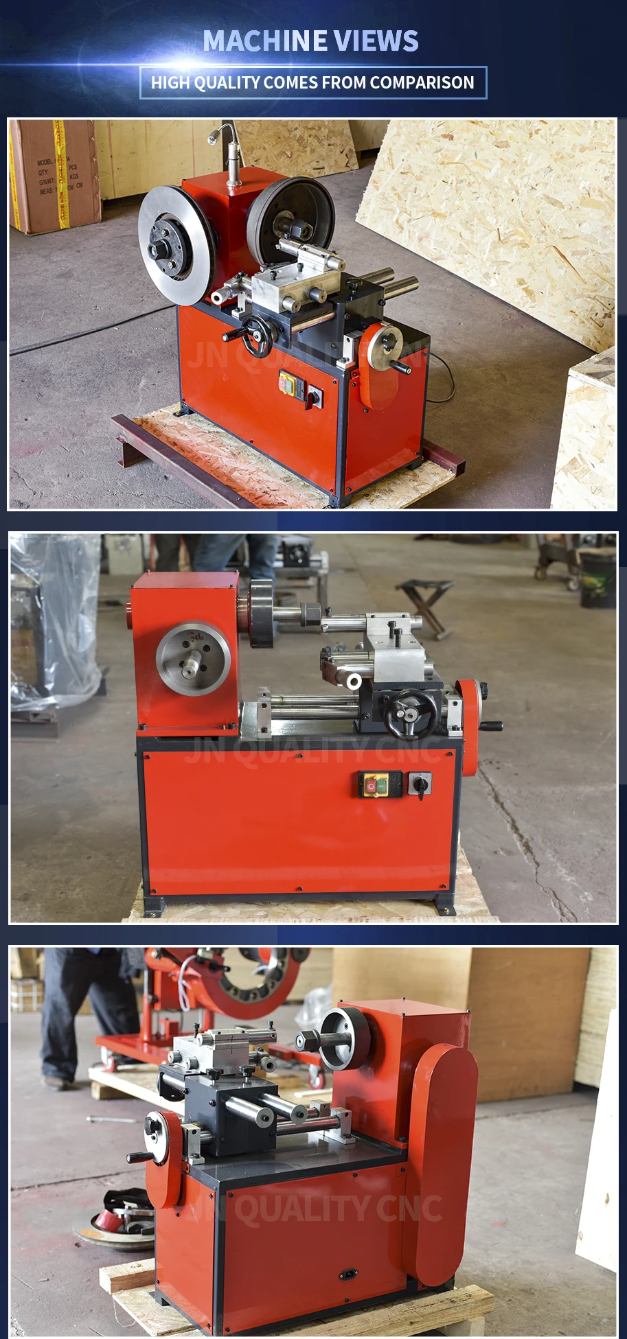 Brake Disc Drum Skimming Machine - C9335A by JN QUALITY CNC