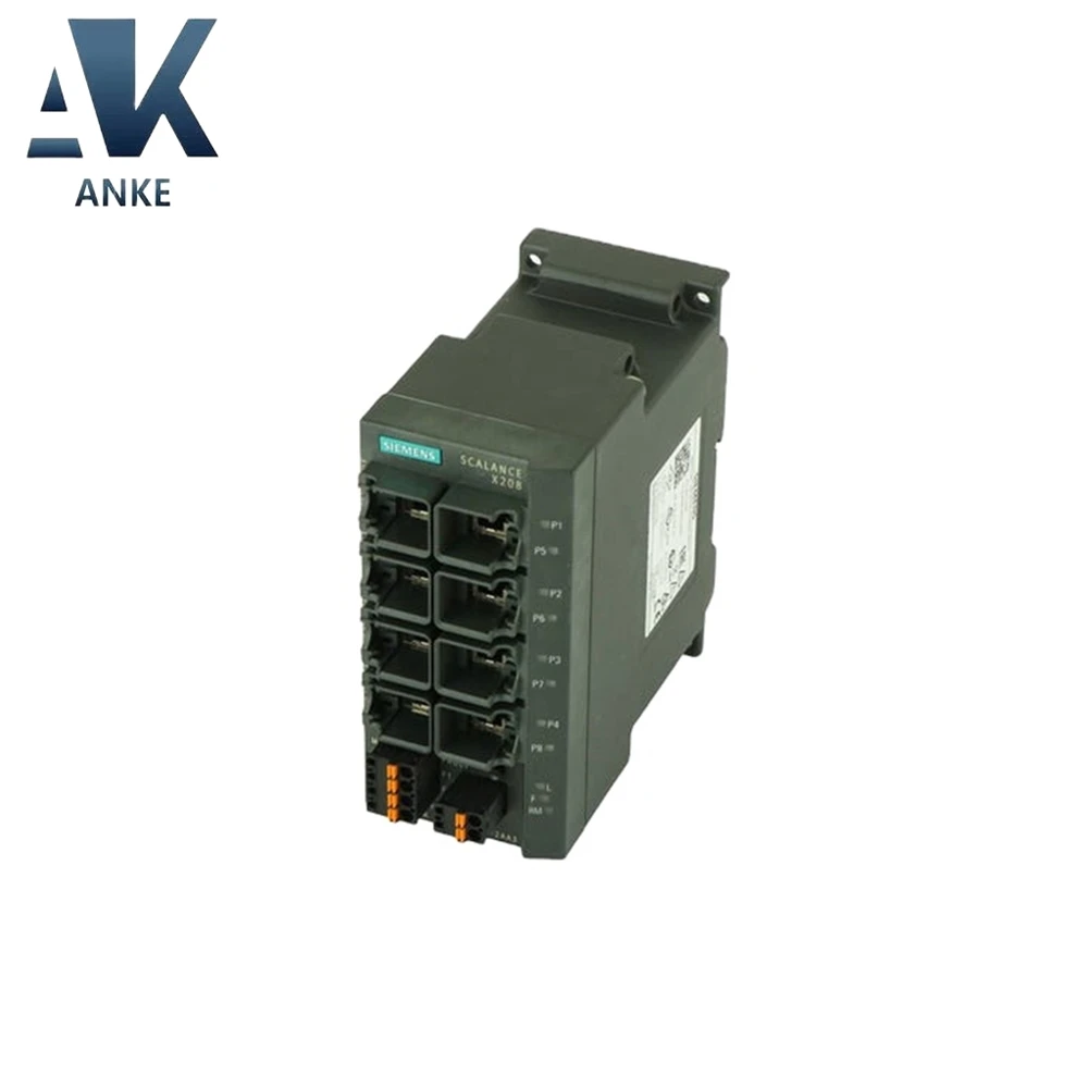 SIEMENS SIMATIC PLC SCALANCE X208 managed IE switch 6GK5208-0BA10-2AA3 ...