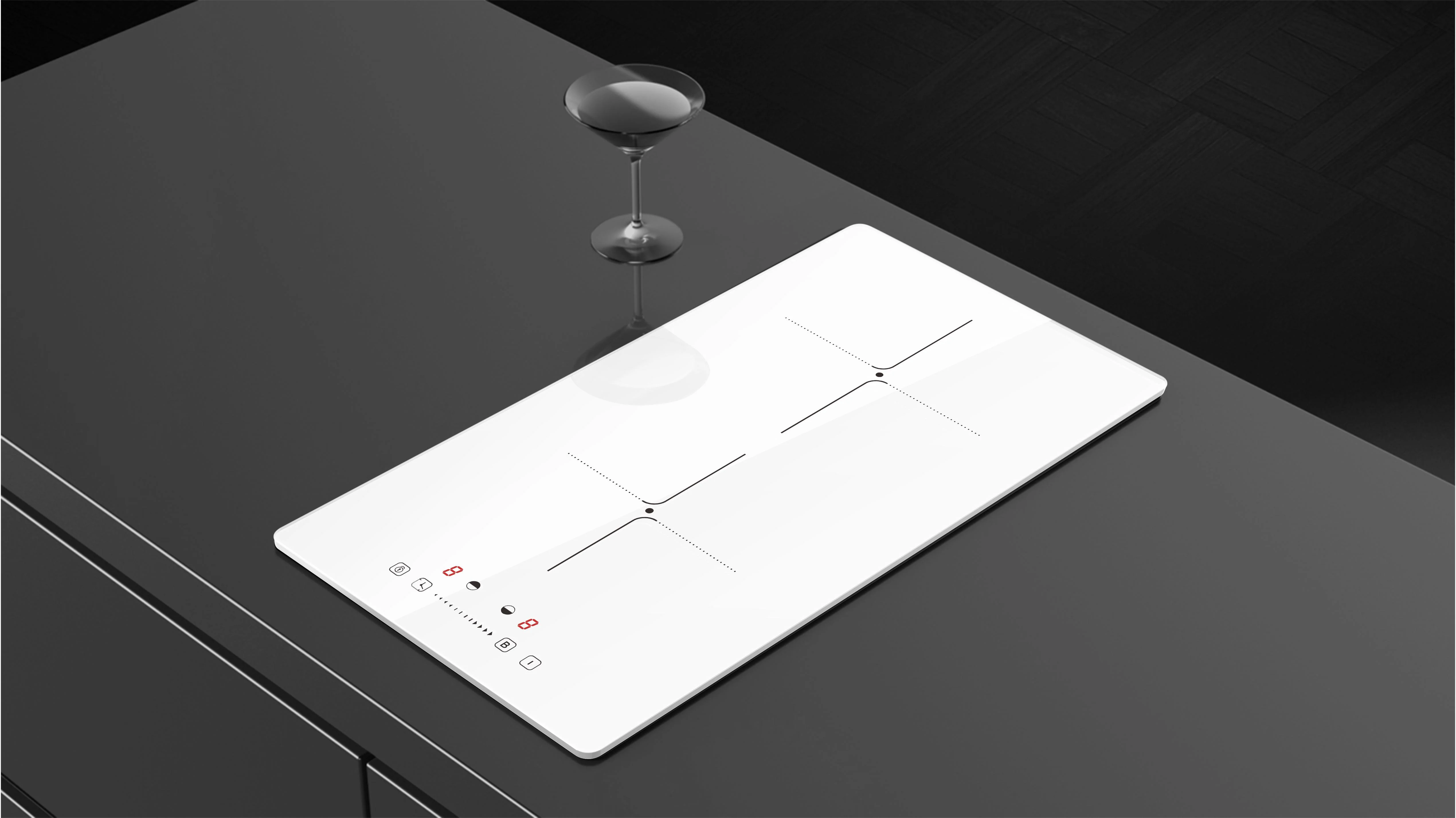 Home Appliances Built In Induction Cooker Glass 3 Zone Induction Hob ...