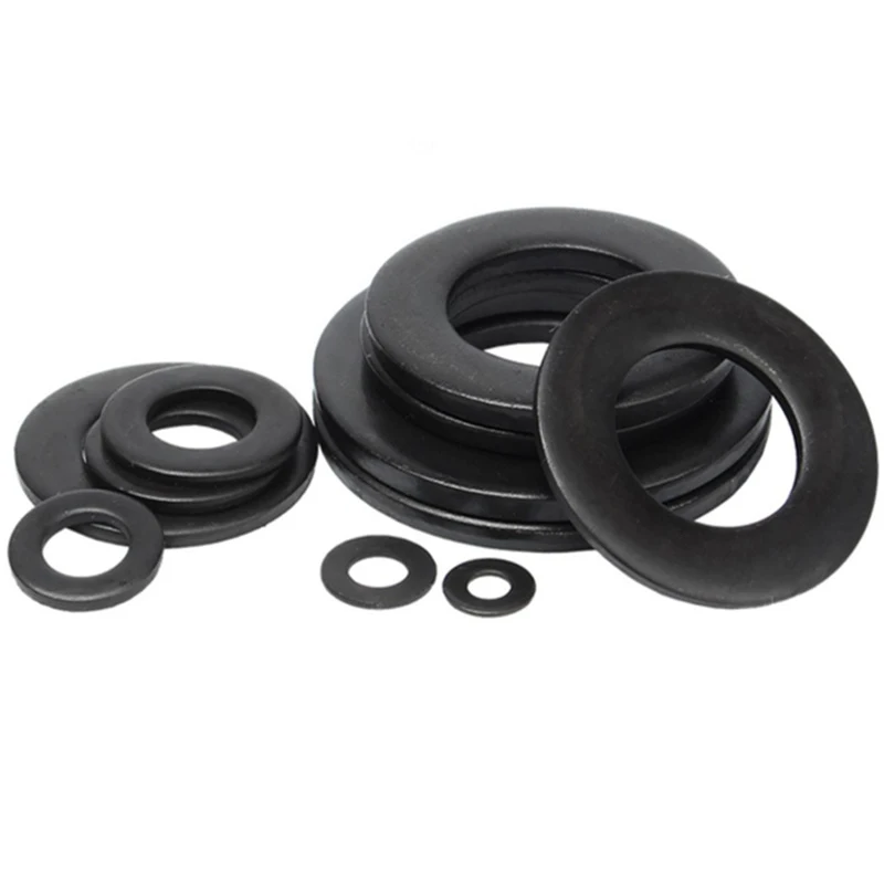 M4 M6 M16 Black Plastic Nylon Gasket Hardware Round Gasket Custom ...