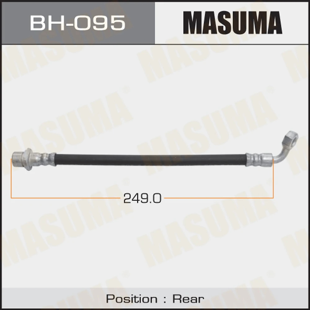BH-095 MASUMA Auto Brake System Repair Rear Brake Hose 90947-02A07 ...