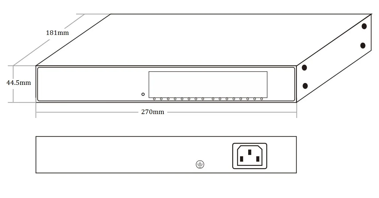16-port Full Gigabit Fast Ethernet Switch For Ipc - Buy Ethernet Switch ...