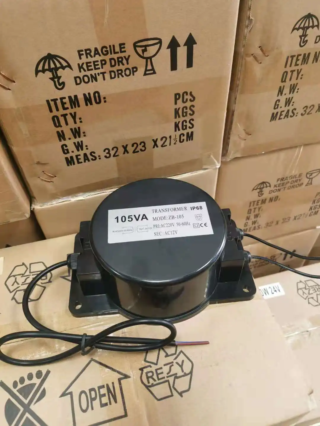 60va 220v To 12v 24v Ip68 Waterproof Underwater Swimming Led Lighting ...