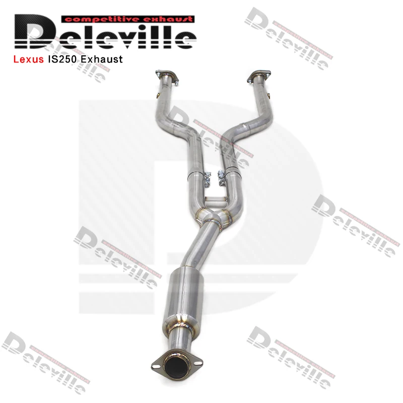 304 Stainless Steel Exhaust Midpipe for Lexus IS250 IS300 IS350