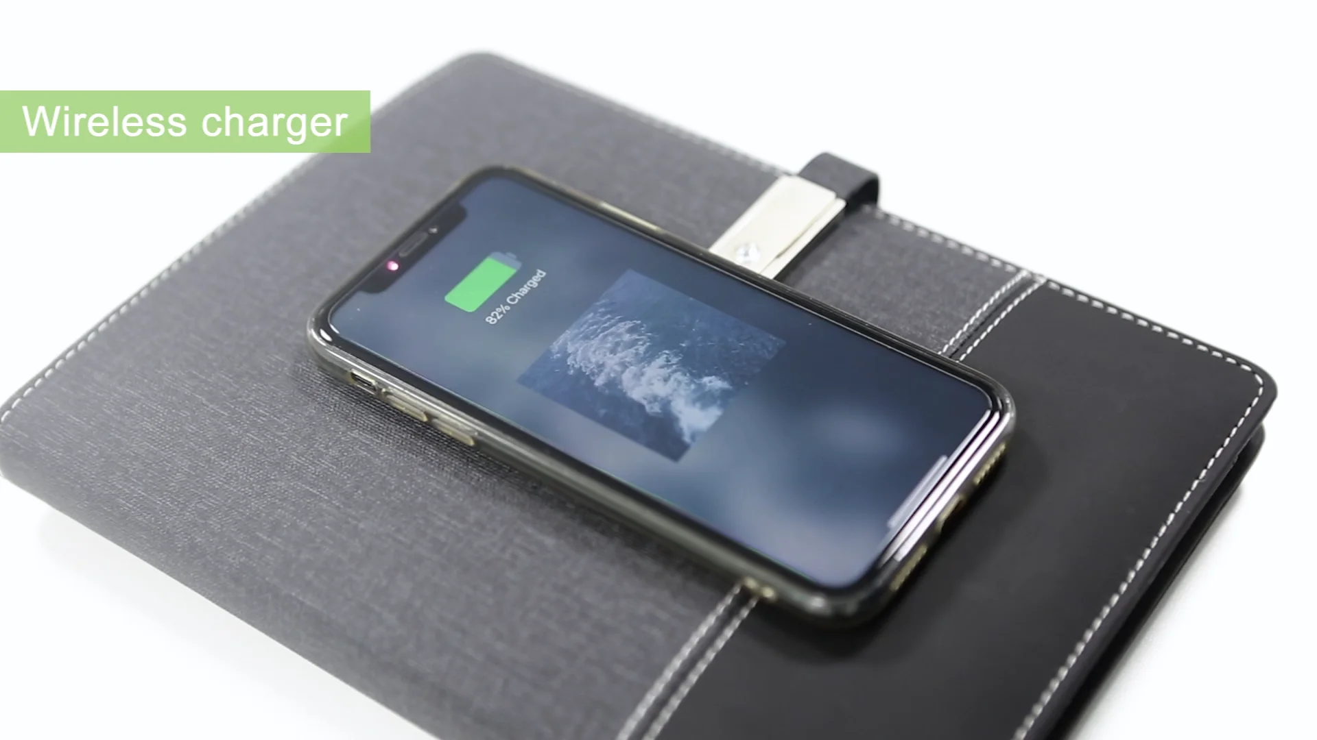 Newyes Business Gift Erasable Diary Wireless Charger Power Bank ...