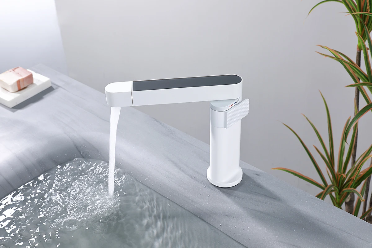 Aideal Design Two Way Control Elegant Style Pure White Hot and Cold ...