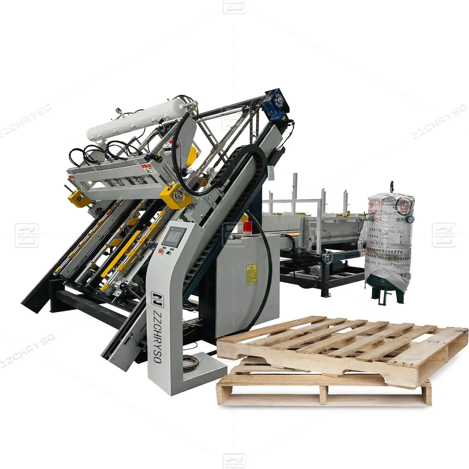 Euro Wood Pallets 48x40 Nailer - Efficient Pallet Making