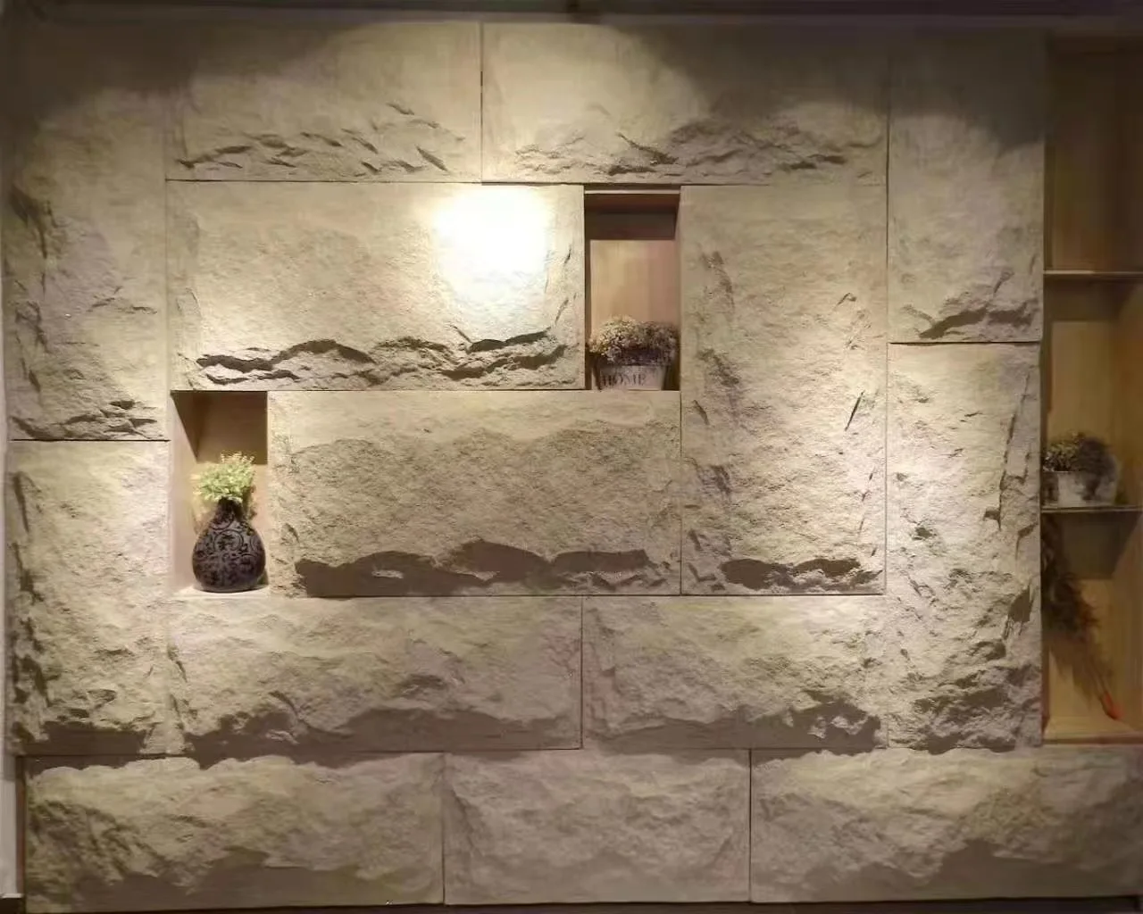 Rustic Stone Wall Cladding Interior Culture Stone Natural Surface Stone Flexible Cladding For ...