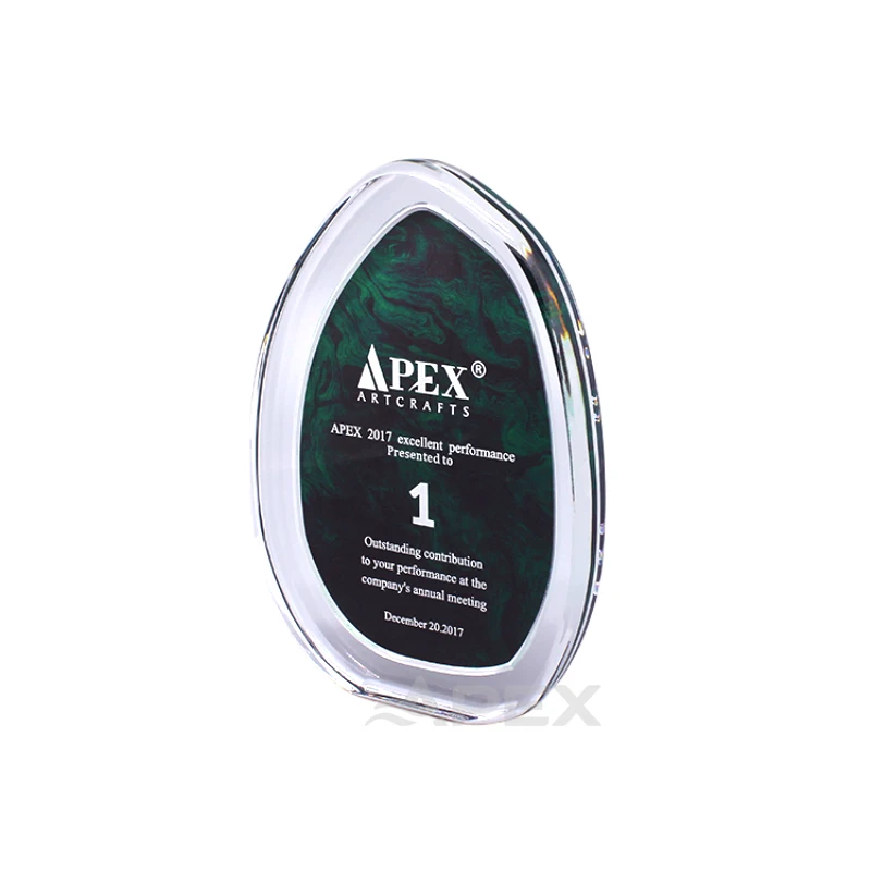 Apex Trophy Awards Custom Office Present Modern Acrylic Trophy For ...